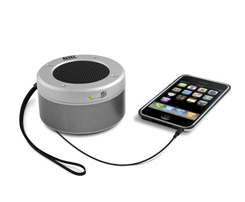 Altec Lansing iM-237 Orbit Ultra Portable Speaker for MP3 players (Silver)