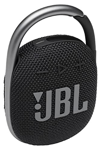 2 Pack JBL Clip 4 Waterproof Wireless Audio Bluetooth Speaker Bundle (Black)