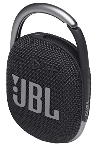 2 Pack JBL Clip 4 Waterproof Wireless Audio Bluetooth Speaker Bundle (Black)