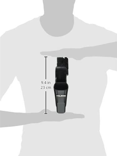 TAJIMA Holster for Chisel Knife - DK Series Electrician's Tool with 2 Pockets & Clip-N-Hold Design - DK-SFHS2-T