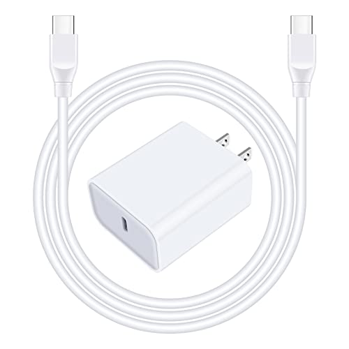 Pixel 7 6 Fast Charger for Google Pixel 7 Pro 6a 6 Pro 5a 5 4a 4 XL 3a 3XL 2,20W Fast USB C Wall Charger PD Power Adapter with 6ft Type C to C Cable for Samsung Galaxy S23 S22 S21 S20 Z Flip4 A53 A13
