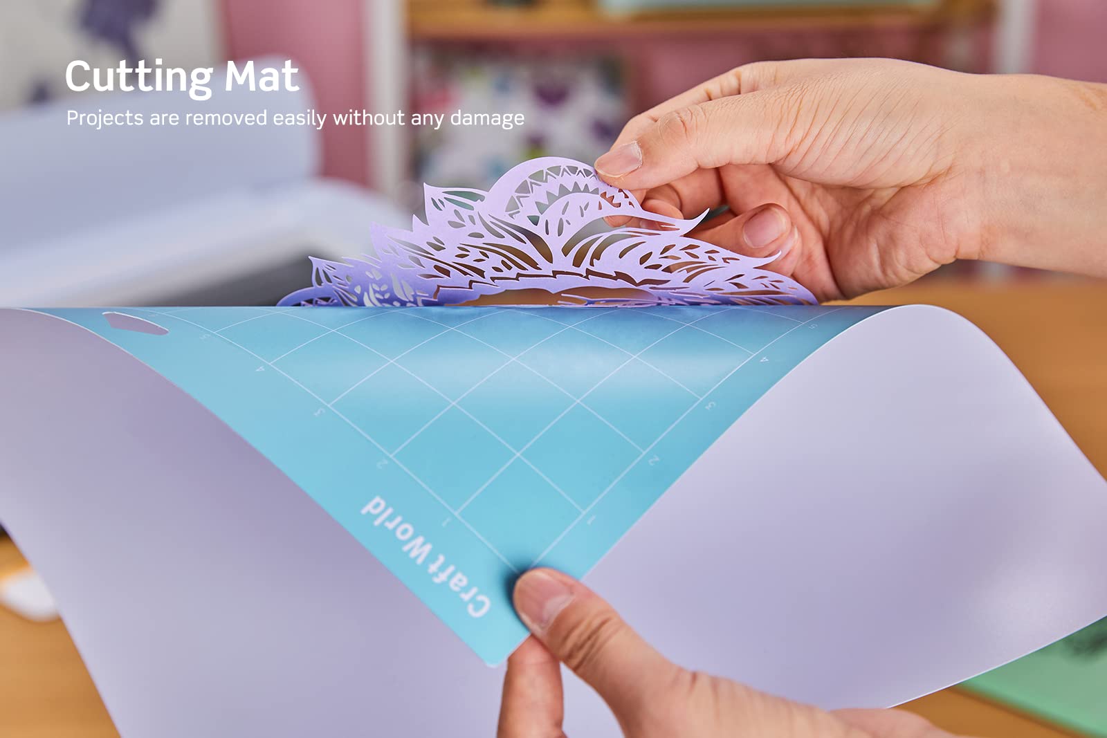 Craft World 3 Pieces Standardgrip Cutting Mats 12x12 for Cricut Maker 3/Maker/Explore 3/Air 2/Air/One, Sturdy Cutting Mats for Crafts