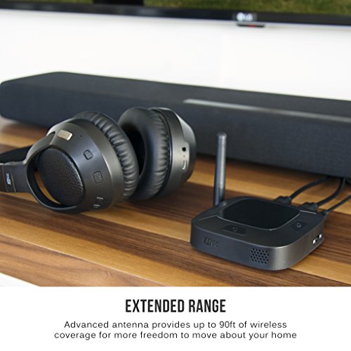 MEE audio Connect Hub Bluetooth Transmitter/Receiver with Audio Pass-Through for TV/Home Stereo with 3.5mm Jack/AUX/RCA/Optical Input; USB Multi-stream Bluetooth Adapter for Dual Headphones/Speakers