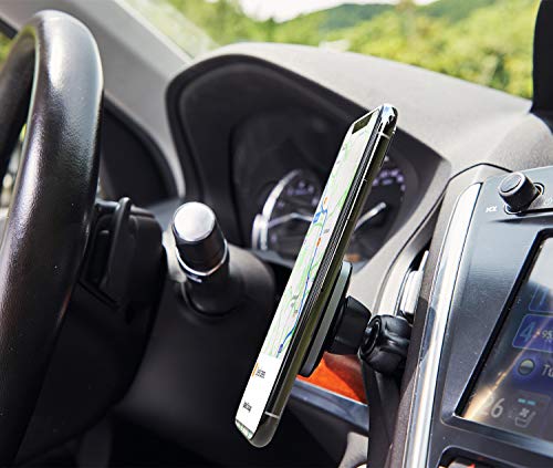 Car Phone Mount Magnetic,APPS2Car Dashboard,Windshield and Air Vent Mount,Phone Holder for Car,Universal Magnetic Phone Car Mount with Powerful Suction Cup,Built-in Strong 6 Magnets for all CellPhones