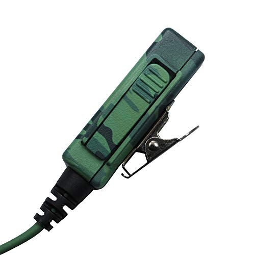 MaximalPower RHF MOT 2PIN HQ(CF) 2-Way Radio Camouflage Headset Earpiece for Motorola
