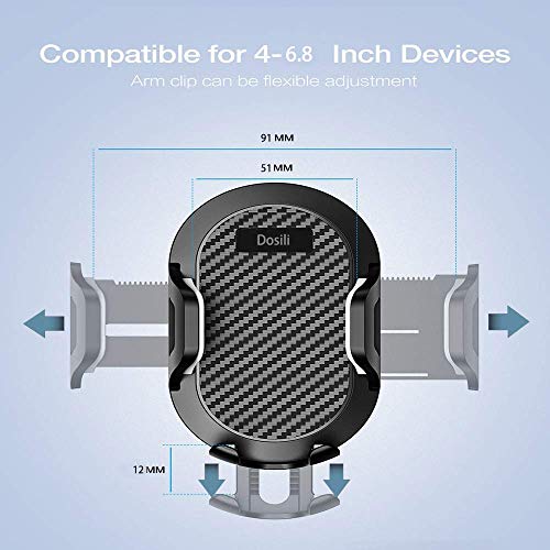 dosili Cell Phone Vehicle Mount,Dashboard Beanbag Friction Mount ,2 in 1 Dashboard Mount and Car Air Vent Holder ,for iPhone Android and Other Smartphones