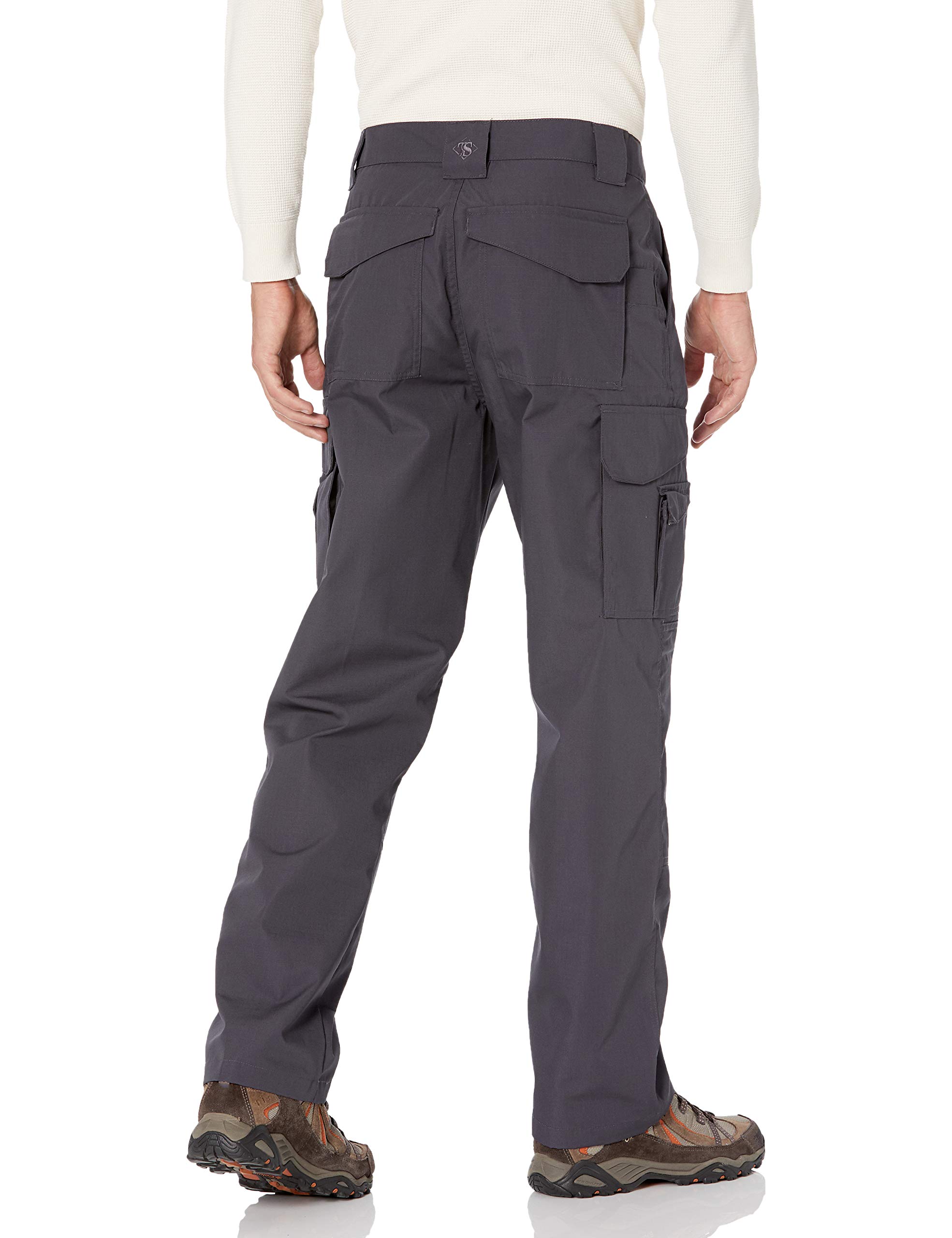 Tru-Spec Men's 24-7 Series Original Tactical Pant - Reliable Pants for Men - Ideal for Hiking, Camping, EMT, and Tactical Use - 65% Polyester, 35% Cotton - Charcoal Grey - 36W x 32L