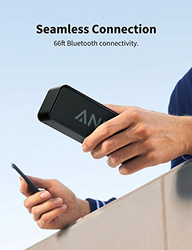 Anker Bluetooth Speakers, Soundcore Bluetooth Speaker with Loud Stereo Sound, 24-Hour Playtime, 66 ft Bluetooth Range, Built-in Mic. Perfect Portable Wireless Speaker for iPhone, Samsung (Renewed)