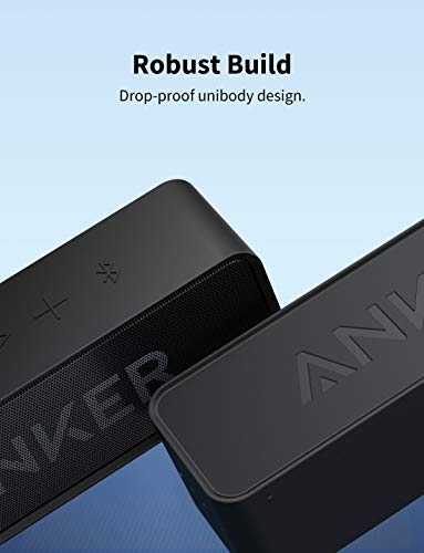 Anker Bluetooth Speakers, Soundcore Bluetooth Speaker with Loud Stereo Sound, 24-Hour Playtime, 66 ft Bluetooth Range, Built-in Mic. Perfect Portable Wireless Speaker for iPhone, Samsung (Renewed)