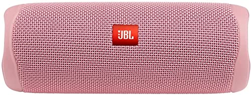 JBL FLIP 5 Portable Speaker IPX7 Waterproof On-The-Go Bundle with WRP Deluxe Hardshell Case (Pink)