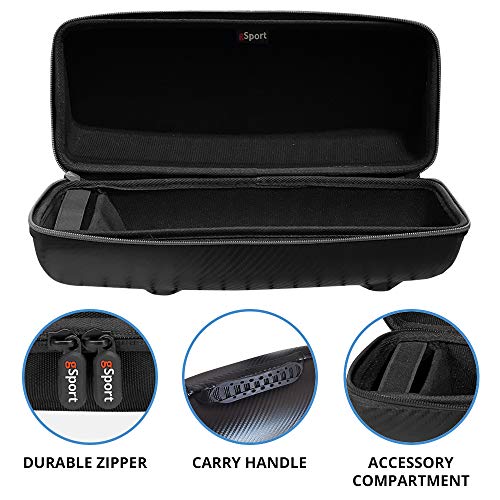 JBL Xtreme 3 Waterproof Bluetooth Speaker Bundle with gSport Carbon Fiber Case and Shoulder Strap (Black)