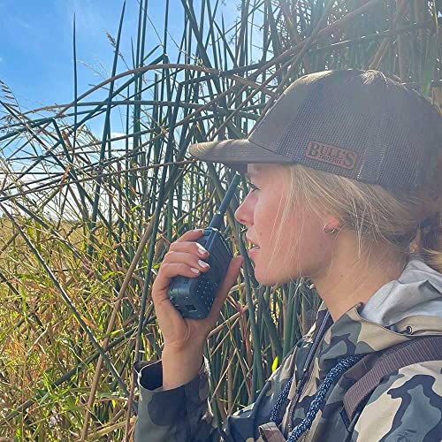 Rugged Walkie Talkie for Adults Hiking Camping Off Road with 22 GMRS Channels β Features Long Range NOAA Weather Channels and Rechargeable Battery