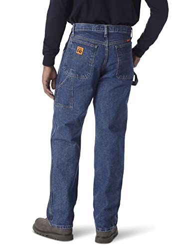 Wrangler Riggs Workwear mens Fr Flame Resistant Carpenter Jean Work Utility Pants, Denim, 31W x 32L US