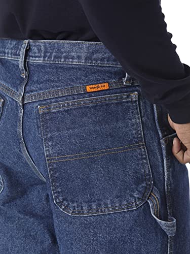 Wrangler Riggs Workwear mens Fr Flame Resistant Carpenter Jean Work Utility Pants, Denim, 31W x 32L US