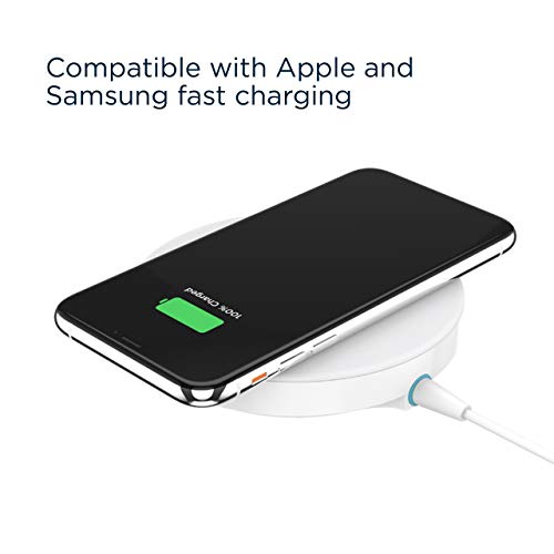 PopSockets PopPower Home: Wireless Charger for Phones - White (Gloss)
