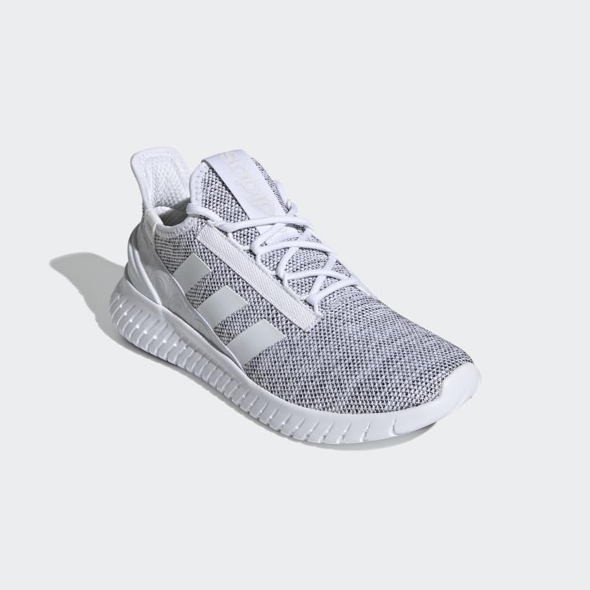 adidas Men's Kaptir 2.0 Trail Running Shoe, White/White/Black, 10.5