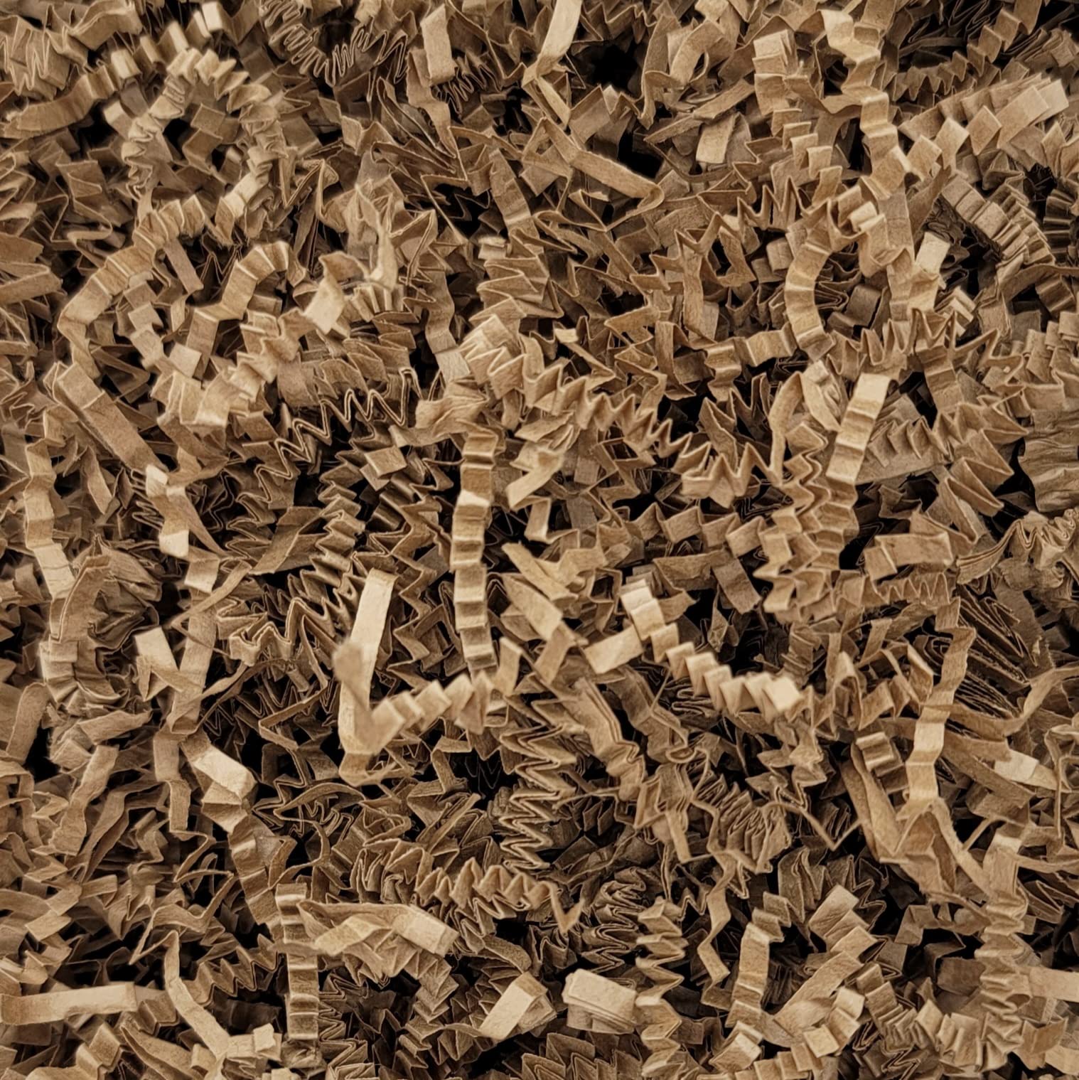 1/2lb Kraft Crinkle Cut Paper Shred Filler in Resealable Bag. Great for Gift Basket, Wrapping, Cushion, Packing. AtoZ