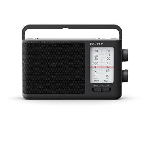 Sony ICF-506 Analog Tuning Portable FM/AM Radio, Black, 2.14 lb