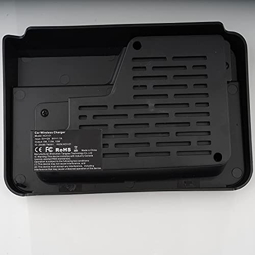 CarQiWireless Wireless Charger for Honda CRV 2019 2018 2017 Car Charging Charger, Center Console Holder Storage Box with Cell Phone Wireless Charging Pad Mat for CR-V Interior Accessories