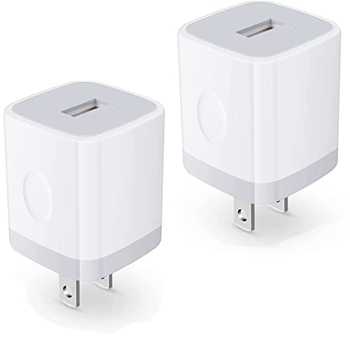 USB Wall Charger, Charger Adapter, VectorTech (10 Pack) 5V/1Amp Single Port Quick Charger Plug Cube for iPhone 7/6S/6S Plus/6 Plus/6/5S/5, Samsung Galaxy S7/S6/S5 Edge, LG, HTC, Huawei, Moto, Kindle