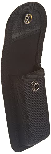 Outdoor Edge 4.5" Nylon Utility Holster - for Carrying Folding Knives, Multi-Tools, Gun Magazines and Accessories - Includes Belt Clip and Carabiner