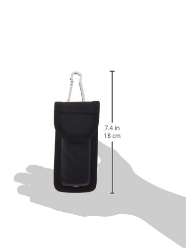 Outdoor Edge 4.5" Nylon Utility Holster - for Carrying Folding Knives, Multi-Tools, Gun Magazines and Accessories - Includes Belt Clip and Carabiner