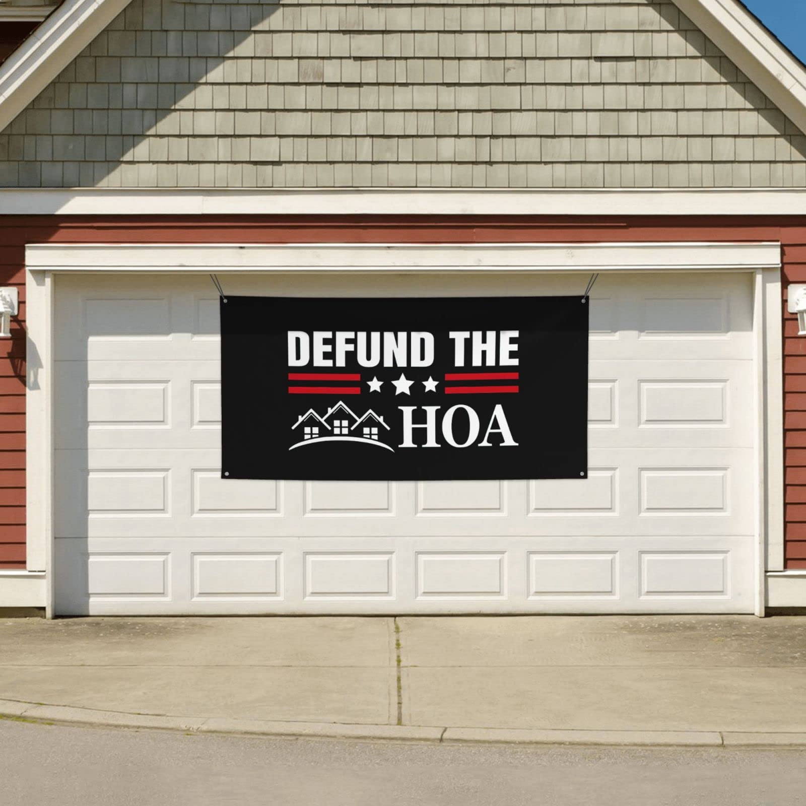 Defund The Hoa Party Banner Backdrop Banner For Holiday Sign Decorations Party Supplies