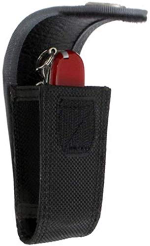 Victorinox 4.0543.3-X1 Medium Nylon Pouch 91mm/2-4 Layer Ideal to Hold and Protect Your 84mm and 91mm Knives in Black 3.8 inches