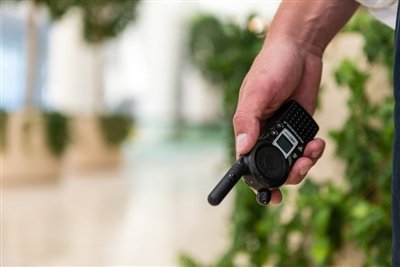 6 Pack of Motorola CLS1410 Walkie Talkie Radios with Headsets, Black