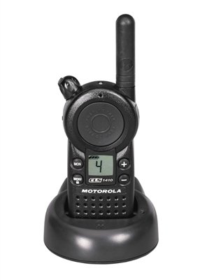 6 Pack of Motorola CLS1410 Walkie Talkie Radios with Headsets, Black