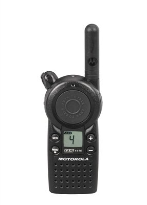 6 Pack of Motorola CLS1410 Walkie Talkie Radios with Headsets, Black