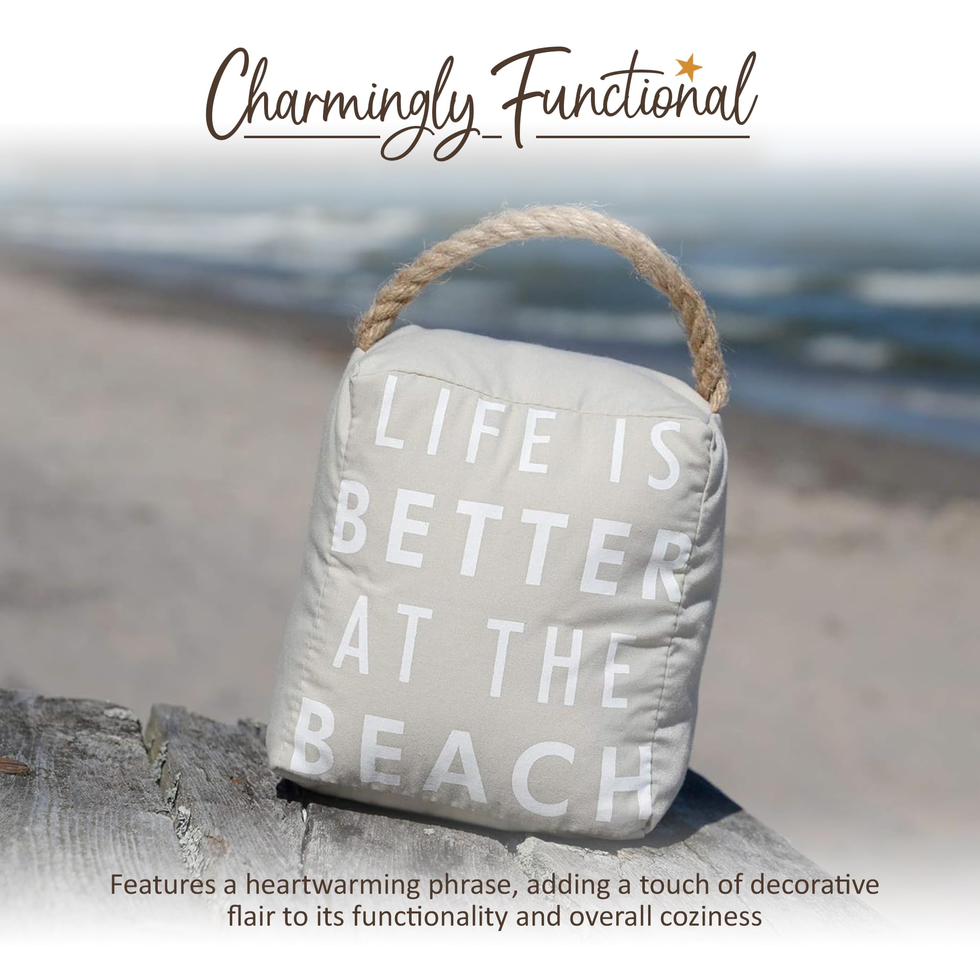 Pavilion Gift Company 72152 at The Beach Door Stopper, 5 by 6-Inch