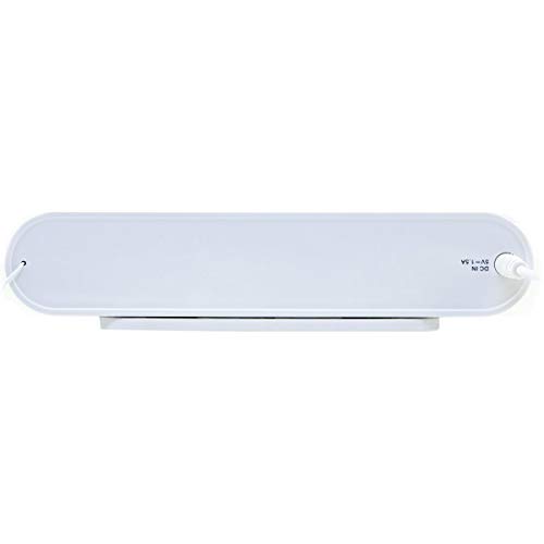 Tyler Bluetooth Under The Cabinet Universal Wireless Music System, Kitchen Clock Radio, FM Radio, Digital Clock, Hands Free Speakerphone, LED Work Surface Lighting - White (TKS2-WH)