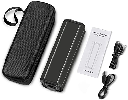 Portable Laptop Charger, 31200 mAh High Capacity USB C Power Bank with 100W AC Outlet, Fast Charging External Battery Pack Compatible with MacBook, iPhone, Samsung, HP, Dell, Lenovo and More (N5)