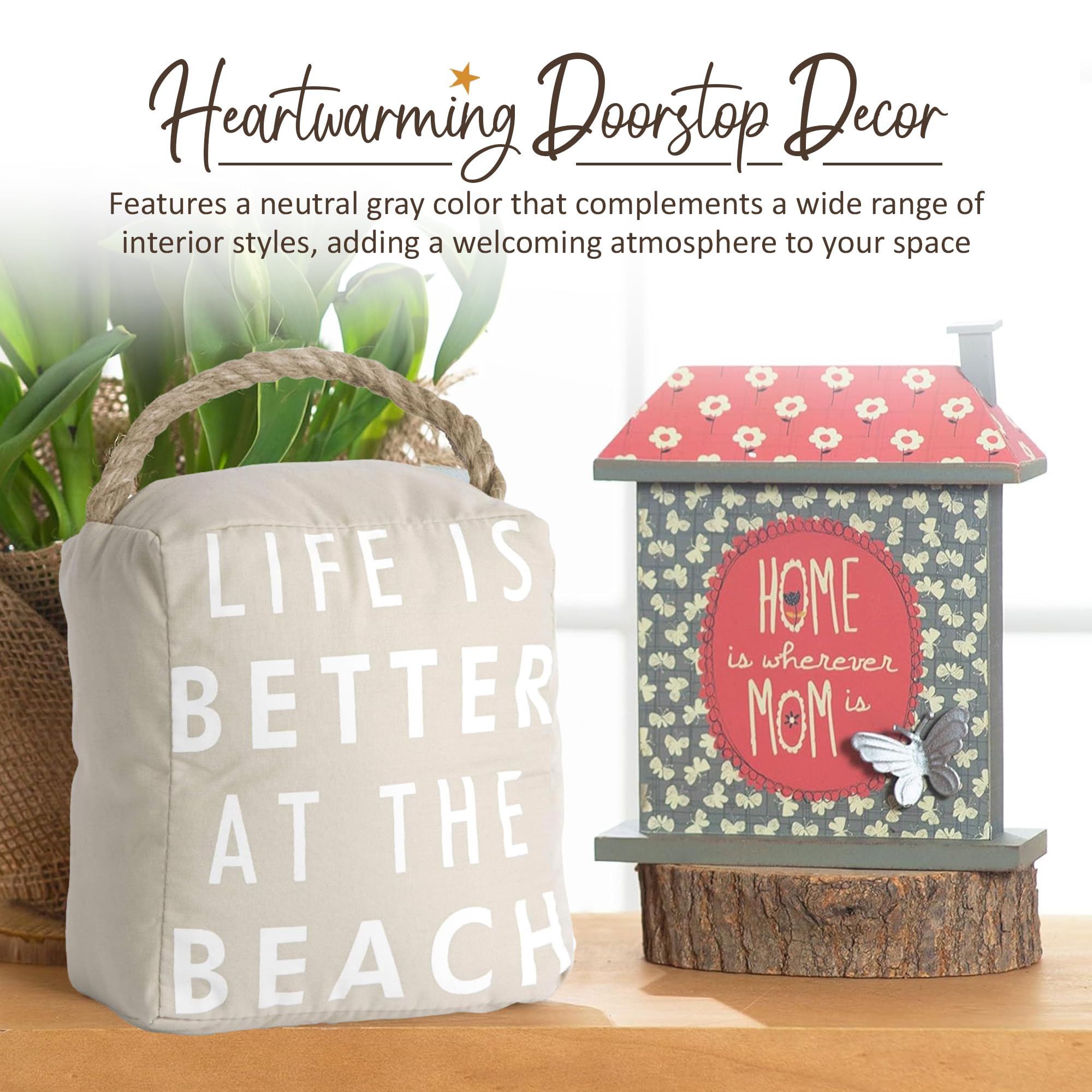 Pavilion Gift Company 72152 at The Beach Door Stopper, 5 by 6-Inch
