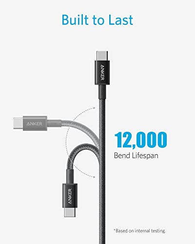 Anker 333 USB C to USB C Cable (6ft 100W, 2-Pack), USB 2.0 Type C Charging Cable Fast Charge & 45W USB C Super Fast Charger, 313 Charger, Ace Foldable PPS Fast Charger Supports Super Fast Chargi