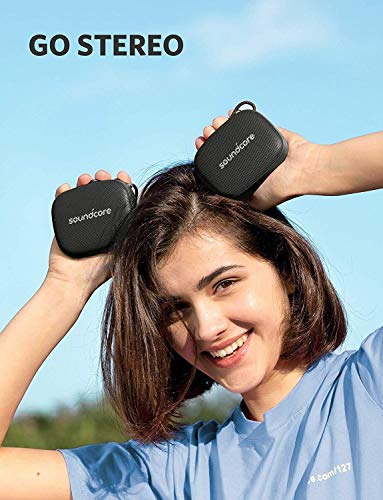 Soundcore Anker Icon Mini, Waterproof Bluetooth Speaker with Explosive Sound, IP67 Water Resistance (Black)