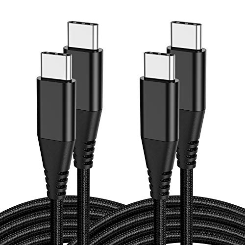 USB C to USB C Cable Charger Cord 6ft 2Pack for Samsung S22 S23/S21/S21 Plus/S21 Ultra 5G/S20 S20+/S21 FE,Note 20 Ultra/10,Pixel 6 7/6 Pro/4 3A XL 4A 5,Fast Charge Type C Charging Power Wire,PD 60W