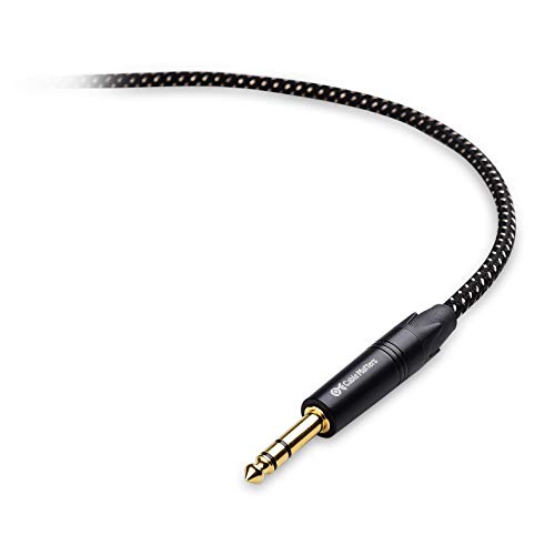 Cable Matters Premium Braided Balanced 1/4 Inch TRS Cable 25 ft (1/4 to 1/4 Cable)