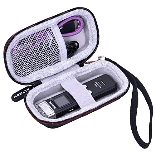 LTGEM EVA Hard Case for 48GB/72GB/16GB/EVISTR 32GB & Sony ICD-PX370/PX470/UX570 Digital Voice Recorder Voice Activated Recorder - Travel Protective Carrying Storage Bag (Case Only)