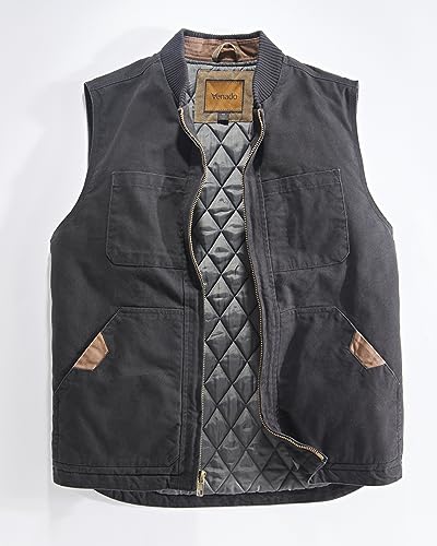 Venado Concealed Carry Vest for Men - Built-in Left and Right Handed Holster (Black, Small)