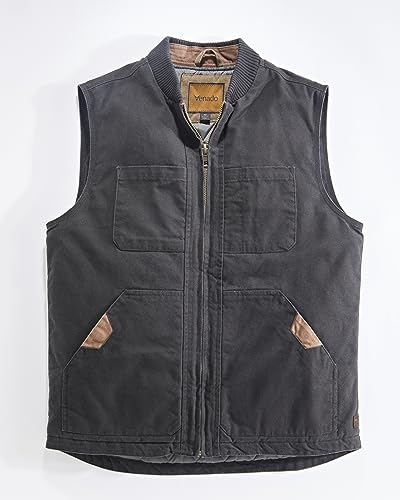 Venado Concealed Carry Vest for Men - Built-in Left and Right Handed Holster (Black, Small)
