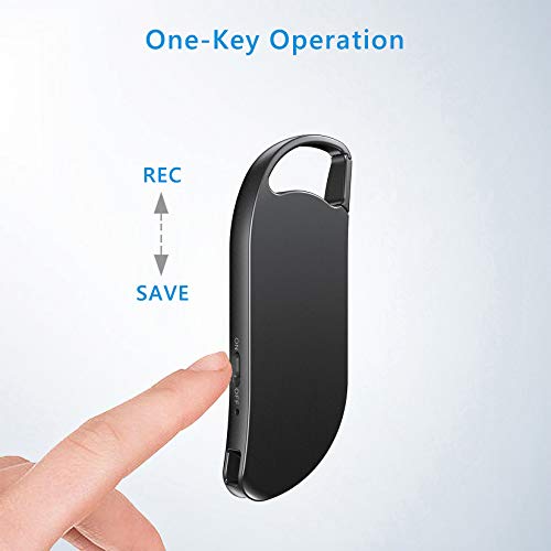 32GB Voice Recorder, Vandlion Voice Activated Recorder with Triple Noise Reduction, Small Audio Recorder for Lecture, Interview, Meeting and More