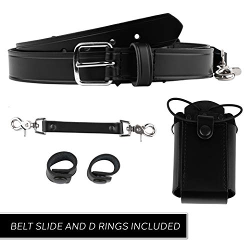 Firefighter Bundle- Anti-Sway Strap for Radio Strap, Radio Strap/Belt, Firefighter's Radio Holder, Black