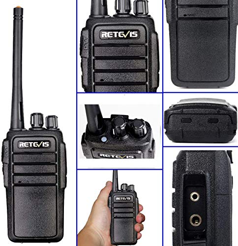 Retevis RT21 Updated 3000mAh Two Way Radios Long Range Rechargeable, Portable Walkie Talkies with Earpiece, 16CH Handheld 2 Way Radios for Cruise Camping Events Adults(4 Pack)