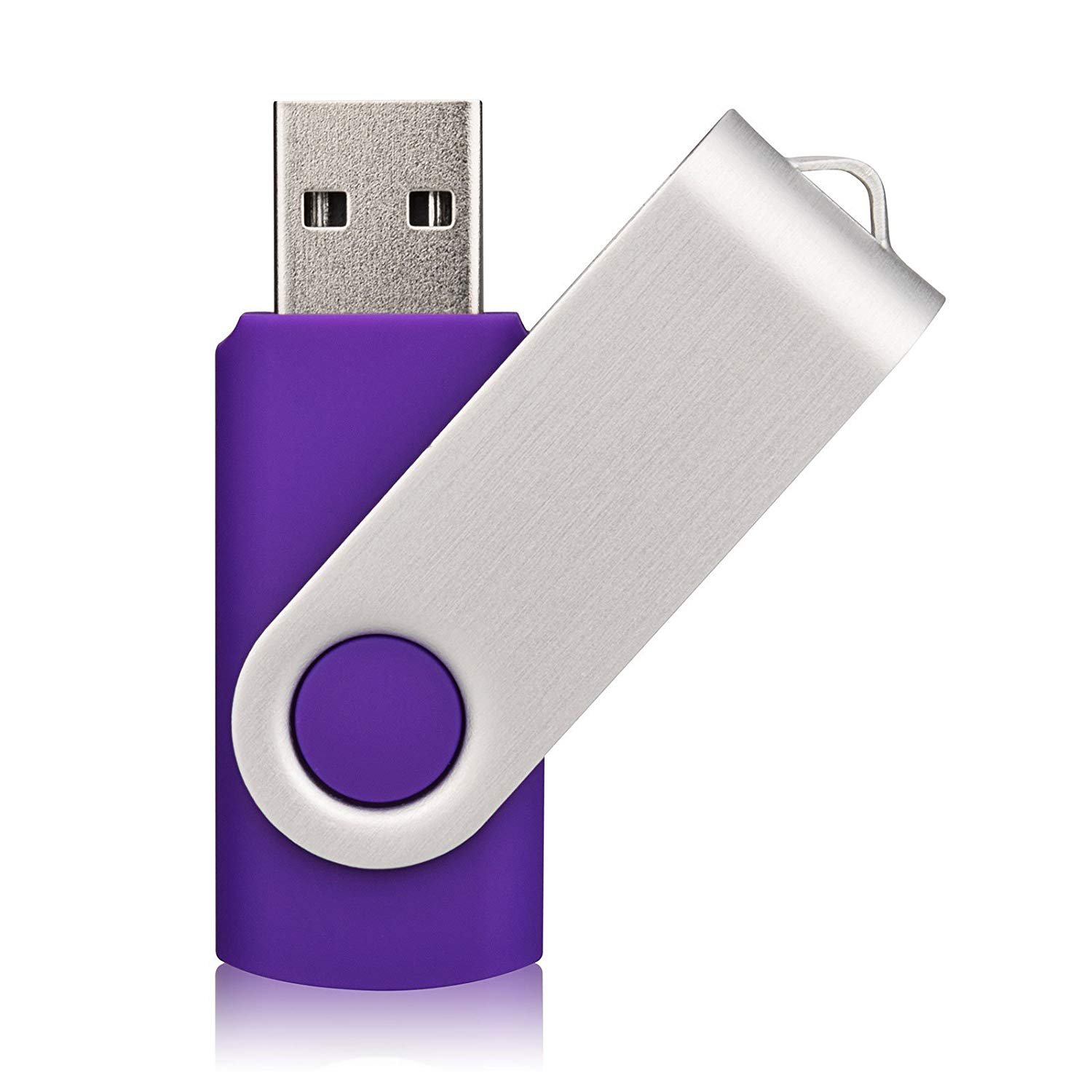 Aiibe 8GB USB Flash Drive Colorful 8G Memory Stick Thumbdrives 10 Pack (Mix Colors : Black Blue Red Green Orange White Yellow Pink Purple Silver)