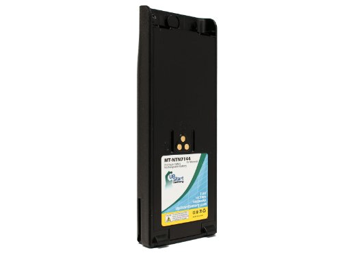 Two-Way Radio Battery Replacement for Motorola NTN7144 (1800mAh, 7.5V, NIMH) - Compatible w/ MTX8000,NTN7143,WPNN4013,GP2010, GP2013, GP900, HT1000,HT4500,JT1000, MT2000,MTX-LS, MTX838,MTZ2000,PTX1200