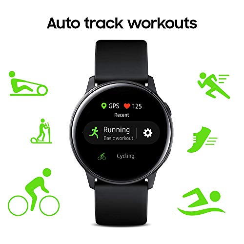 SAMSUNG Galaxy Watch Active (40mm), phone ,Black - US Version with Warranty (Renewed)