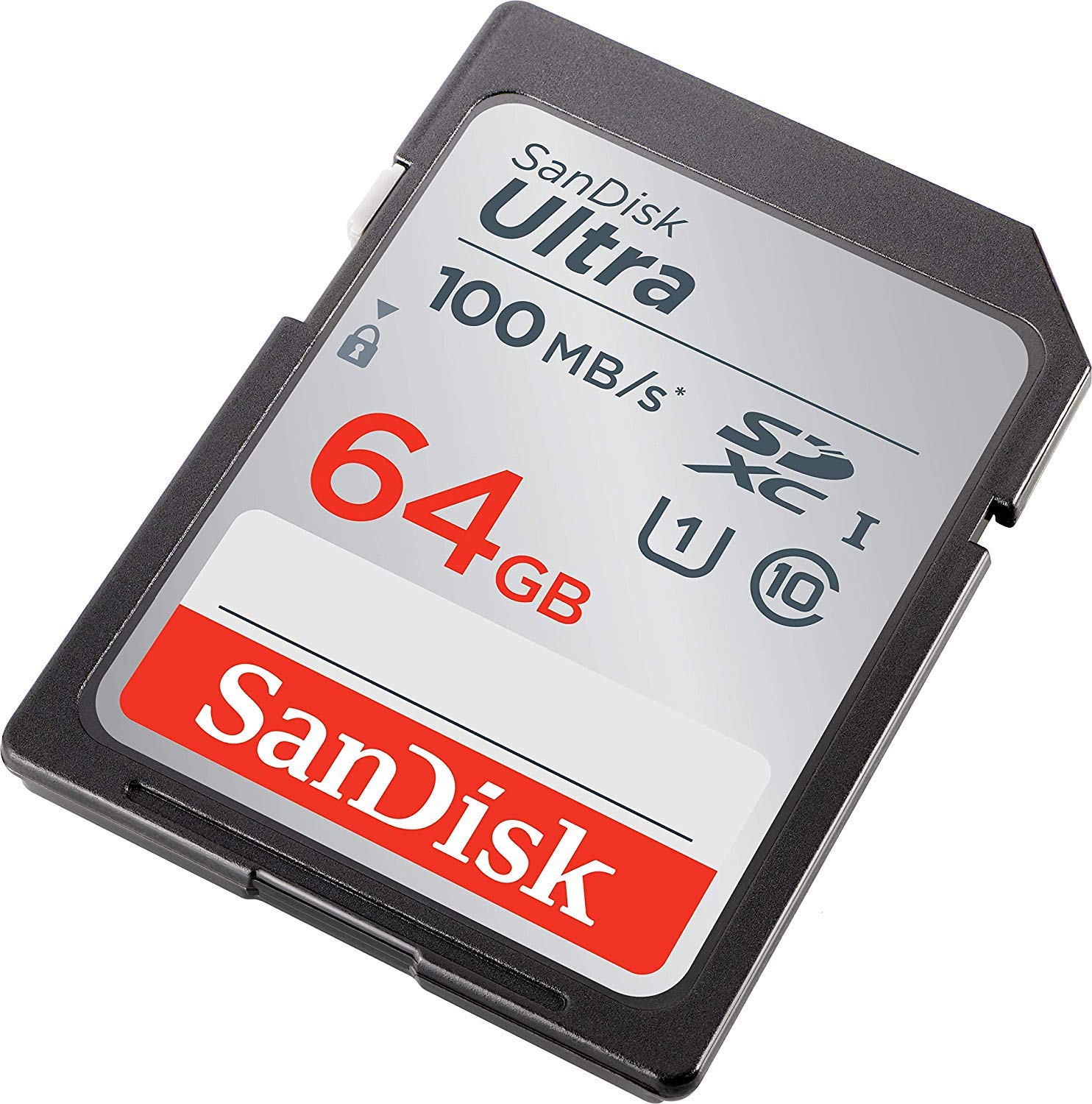 SanDisk 64GB Ultra SD Memory Card for Nikon Coolpix L340, B500, A10, L32, S7000, A300, P900, Camera UHS-I Class 10 (SDSDUNR-064G-GN6IN) Bundle with Everything But Stromboli Memory Card Reader