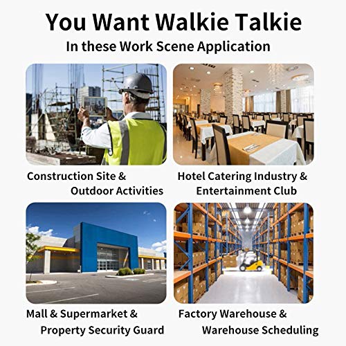 BAOFENG Walkie Talkies Long Range BF-888S Plus Rechargeable 1500mAh Li-ion All Day Working, USB Cable Charging Portable Two Way Radio with Earpieces and Mic(2 Pack)